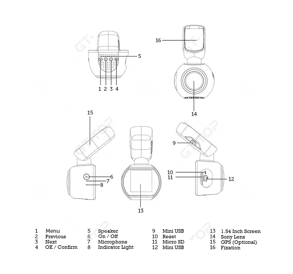→Dashcam for Ford Ranger Gt-top.com